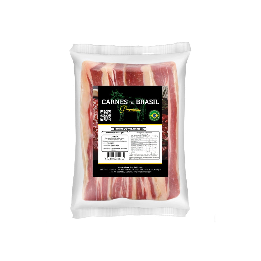 Meats from Brazil - Charque - Ponta de Agulha 500Gr – Natubrazil